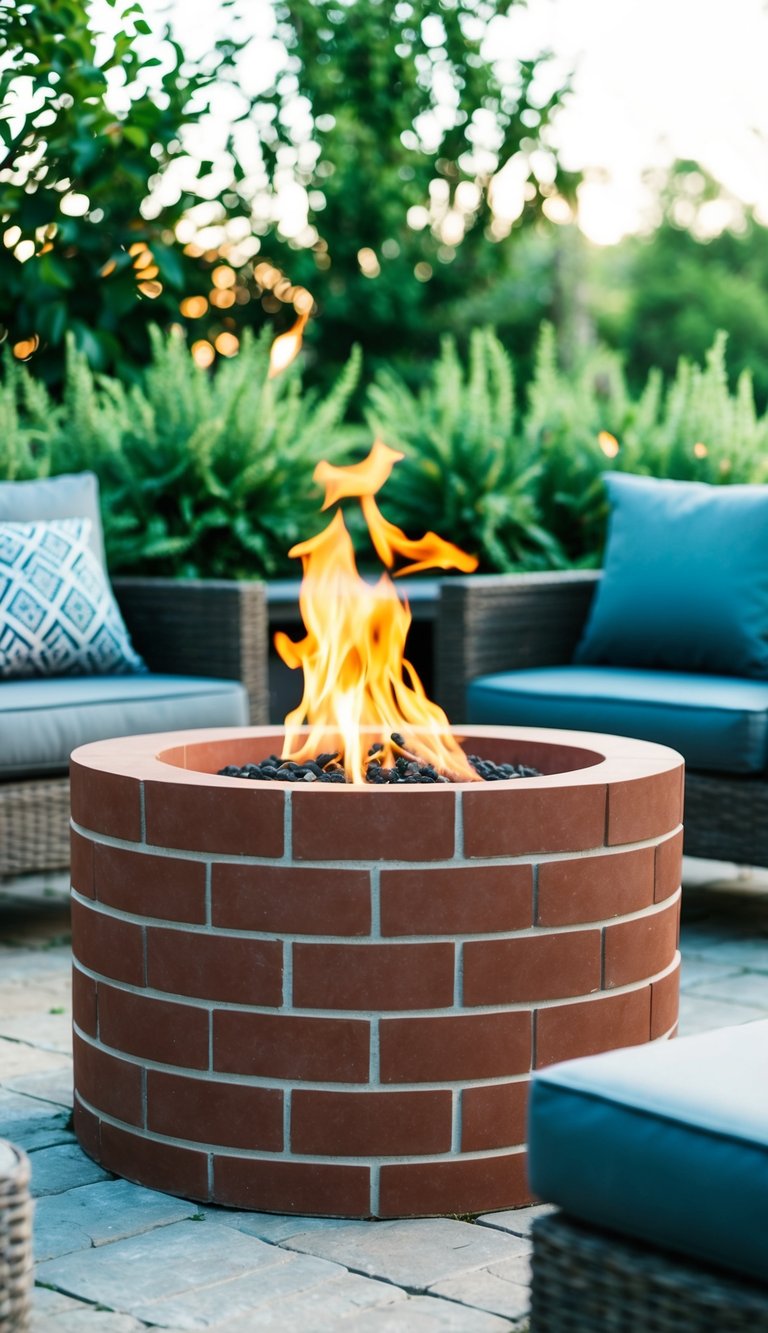 20 Brick Fire Pit Ideas To Cozy Up Your Backyard
