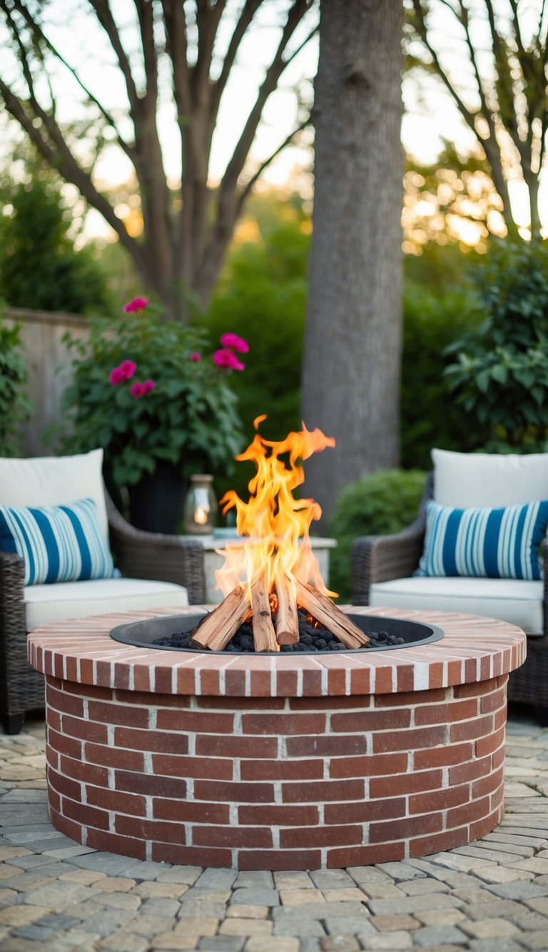 20 Brick Fire Pit Ideas To Cozy Up Your Backyard