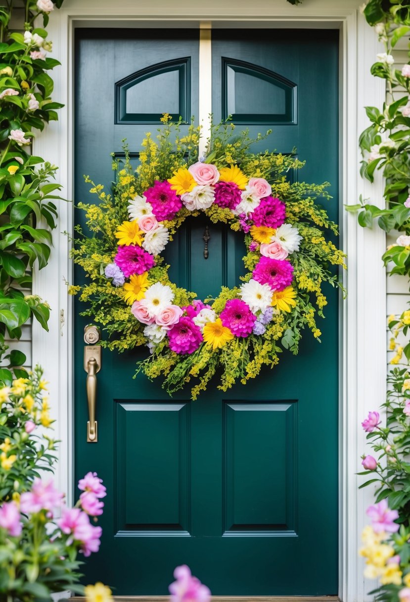 30 Front Door Spring Decor Ideas To Brighten Your Entryway