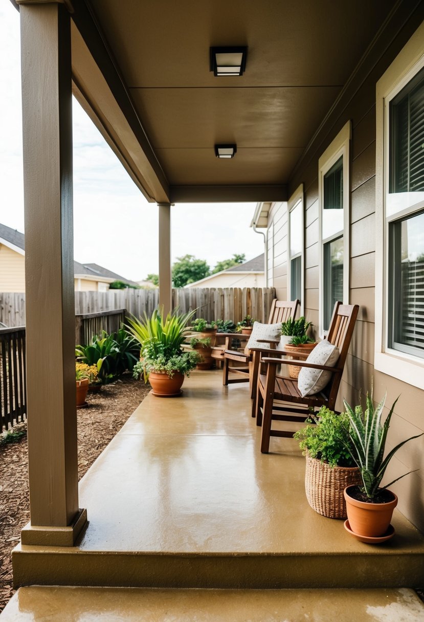 29 Painted Concrete Porch Ideas To Brighten Your Home's Entrance