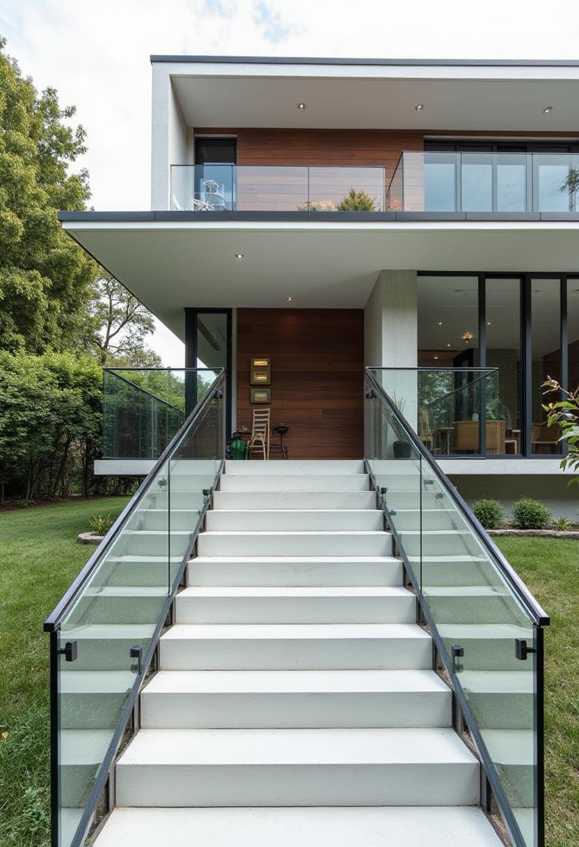 30 Modern Front Yard Steps Design Ideas To Boost Your Home's Curb Appeal