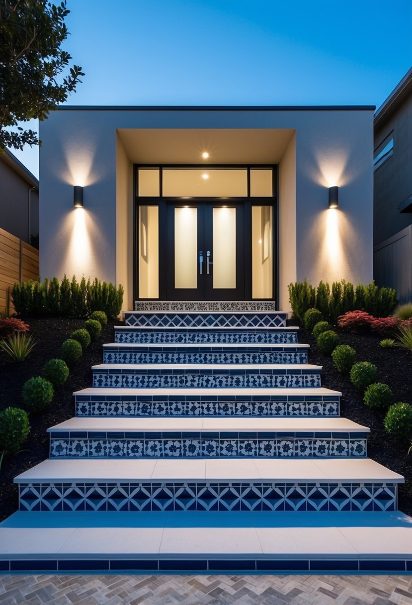 30 Modern Front Yard Steps Design Ideas To Boost Your Home's Curb Appeal