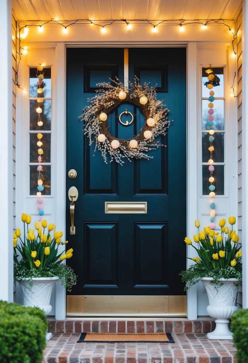 30 Front Door Spring Decor Ideas To Brighten Your Entryway