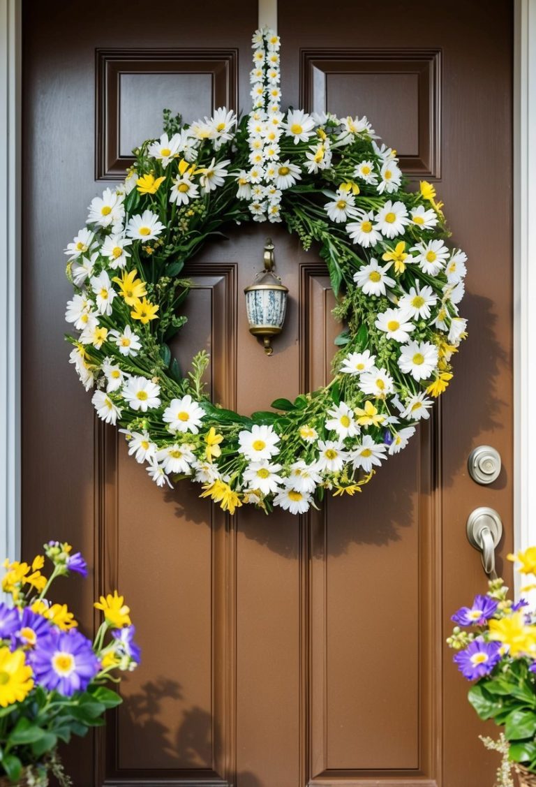 30 Front Door Spring Decor Ideas To Brighten Your Entryway