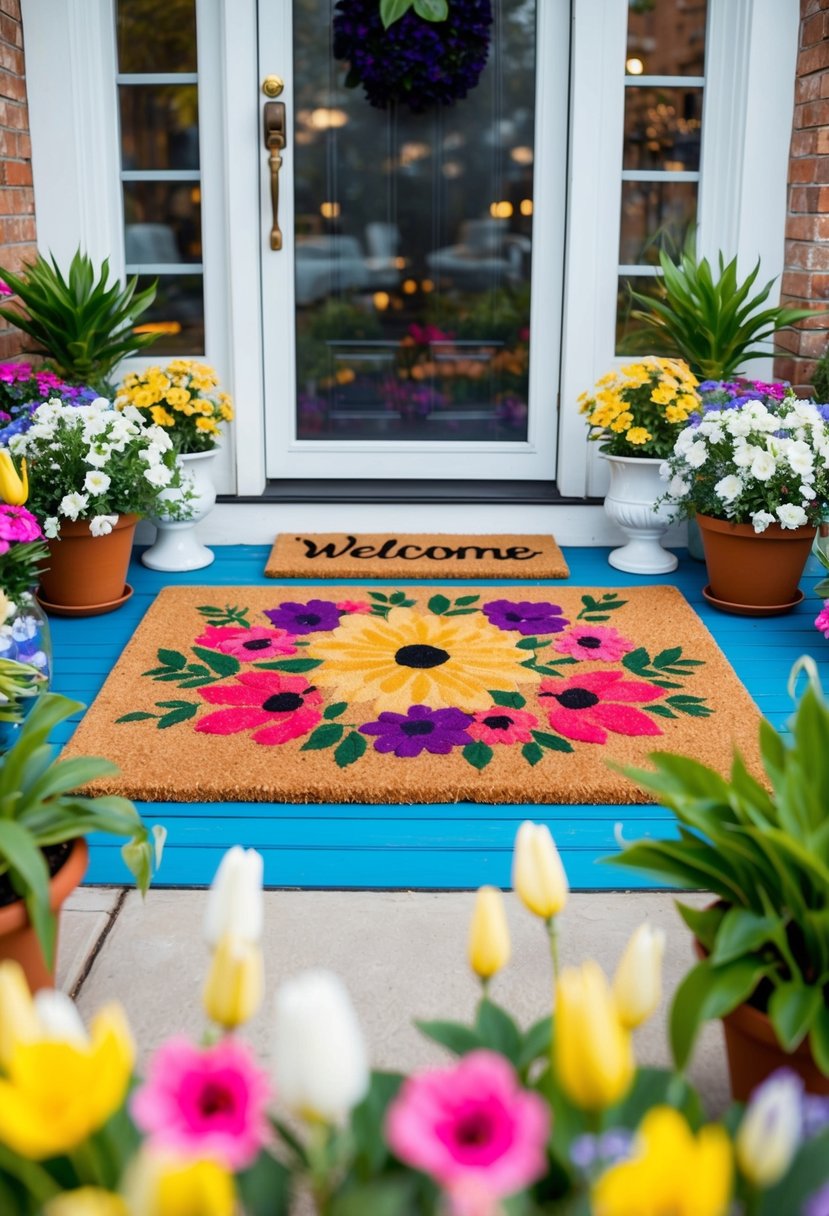 30 Front Door Spring Decor Ideas To Brighten Your Entryway