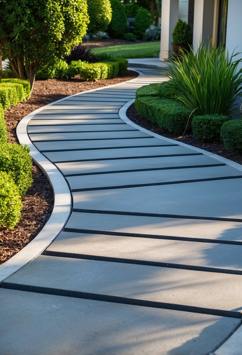 30 Landscaping Ideas For Entrance Walkways: Boost Your Home's Curb Appeal