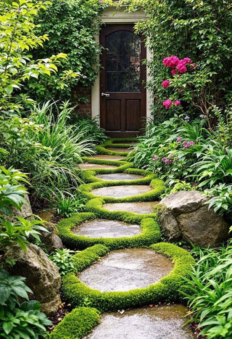 30 Landscaping Ideas For Entrance Walkways: Boost Your Home's Curb Appeal