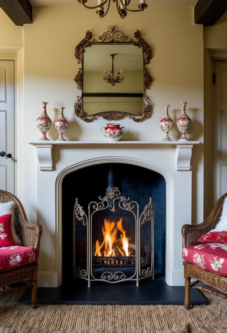 30 English Cottage Fireplace Ideas That Add Cozy Charm To Your Home