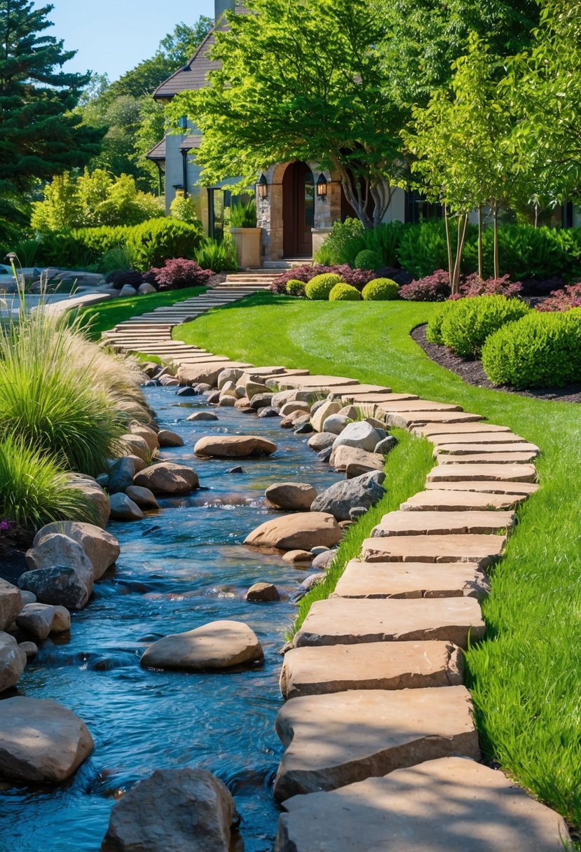 30 Landscaping Ideas For Entrance Walkways: Boost Your Home's Curb Appeal