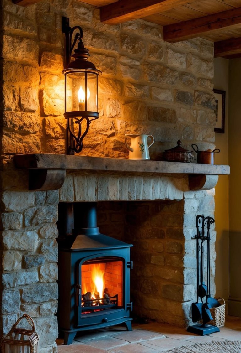 30 English Cottage Fireplace Ideas That Add Cozy Charm To Your Home