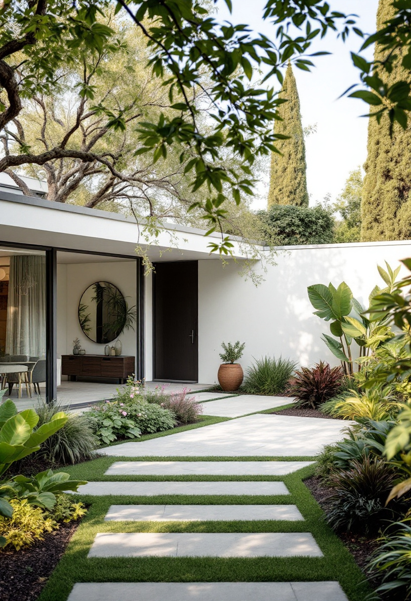30 Midcentury Modern Landscaping Ideas That'll Make Your Yard Pop