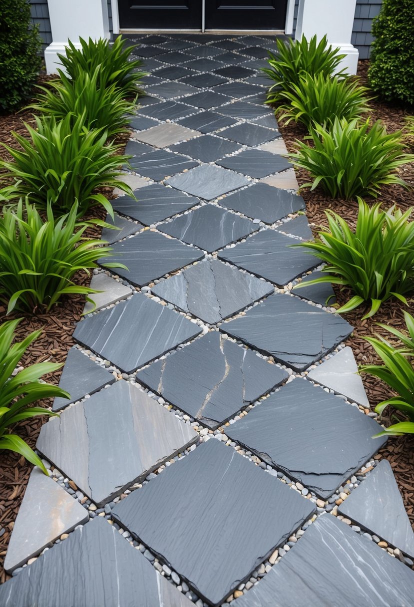 30 Landscaping Ideas For Entrance Walkways: Boost Your Home's Curb Appeal