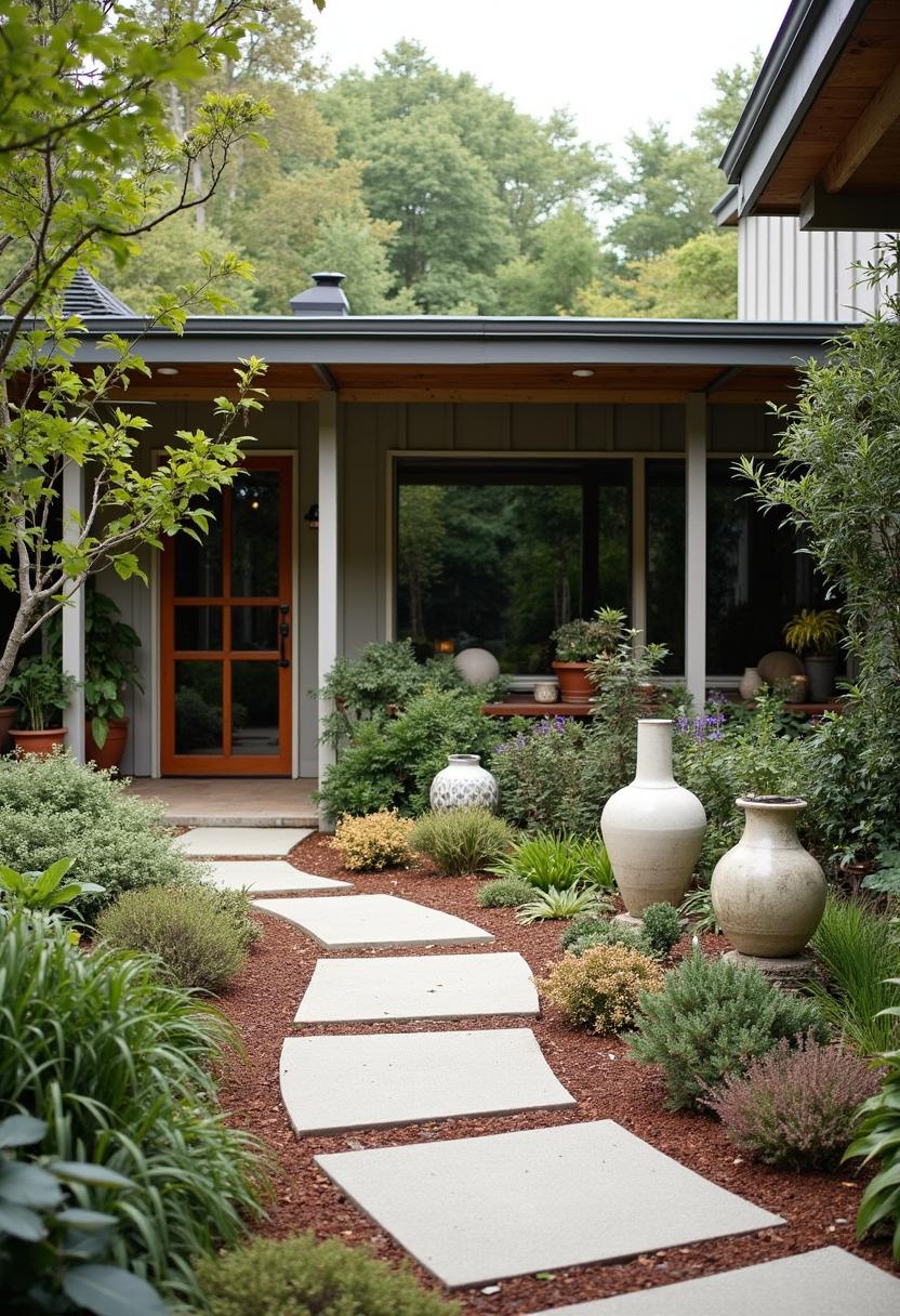 30 Midcentury Modern Landscaping Ideas That'll Make Your Yard Pop