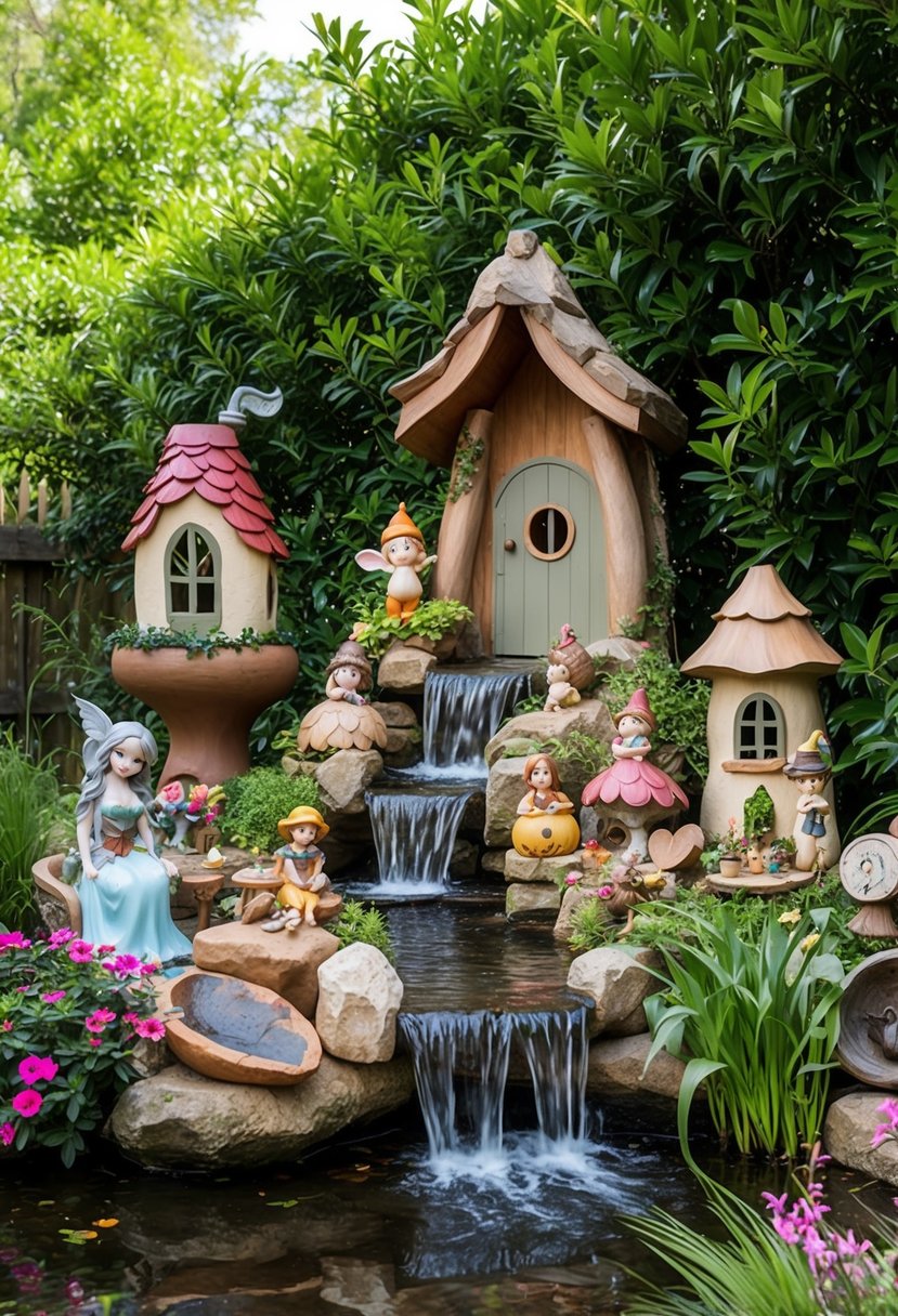 30 Large Outdoor Fairy Garden Ideas To Transform Your Backyard Into A ...