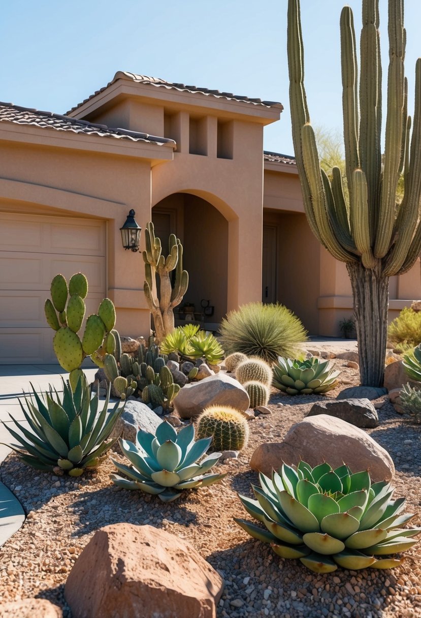 30 Desert Front Yard Landscaping Ideas That Transform Barren Spaces ...