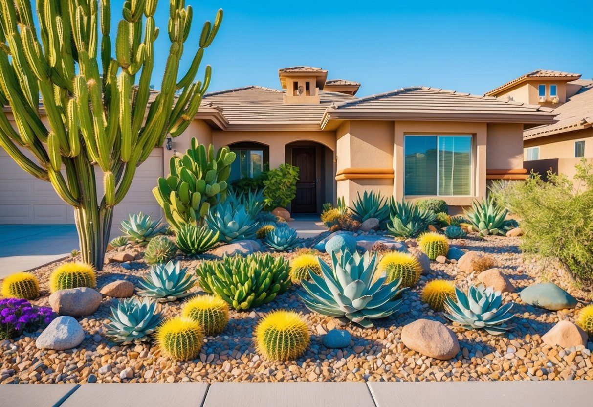 30 Desert Front Yard Landscaping Ideas That Transform Barren Spaces ...