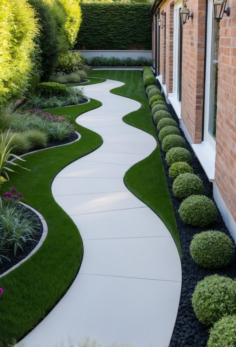 19 Smart And Stylish Narrow Garden Designs That Maximize Small Outdoor ...