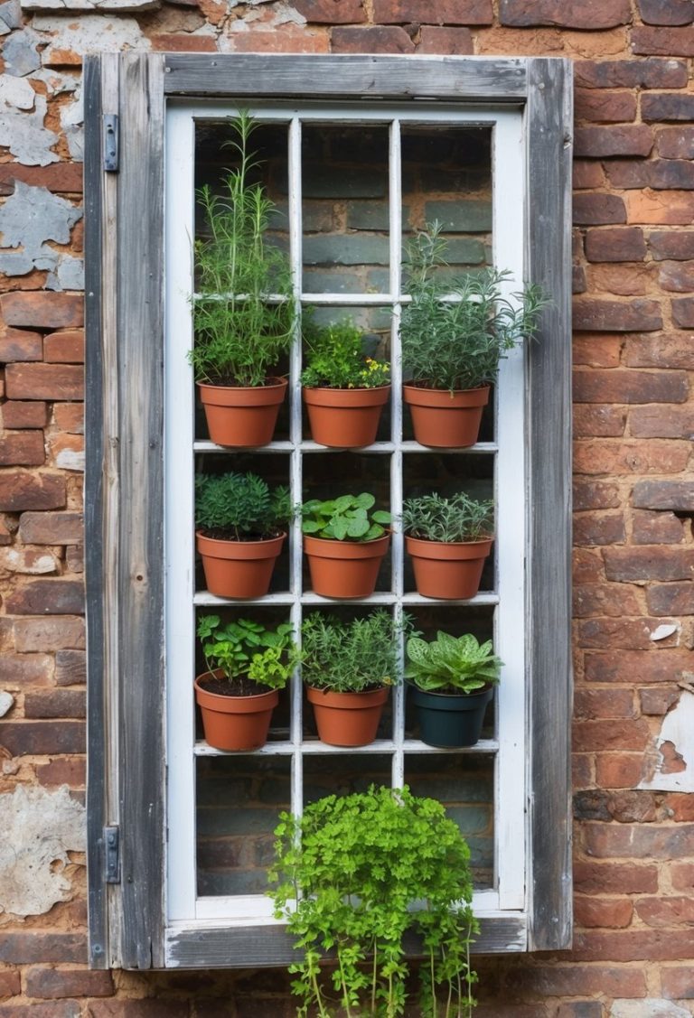 10 Upcycled Window Garden Ideas That Bring New Life To Your Home
