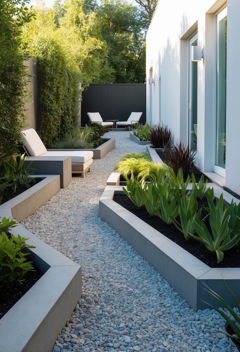 19 Smart And Stylish Narrow Garden Designs That Maximize Small Outdoor ...