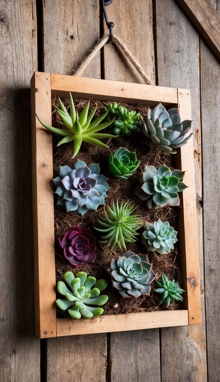 19 Succulent Wall Frame Garden Ideas To Transform Your Space This Spring