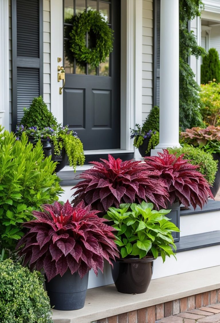 18 Stunning Front Porch Plant Ideas Using Hostas, Coral Bells, And ...