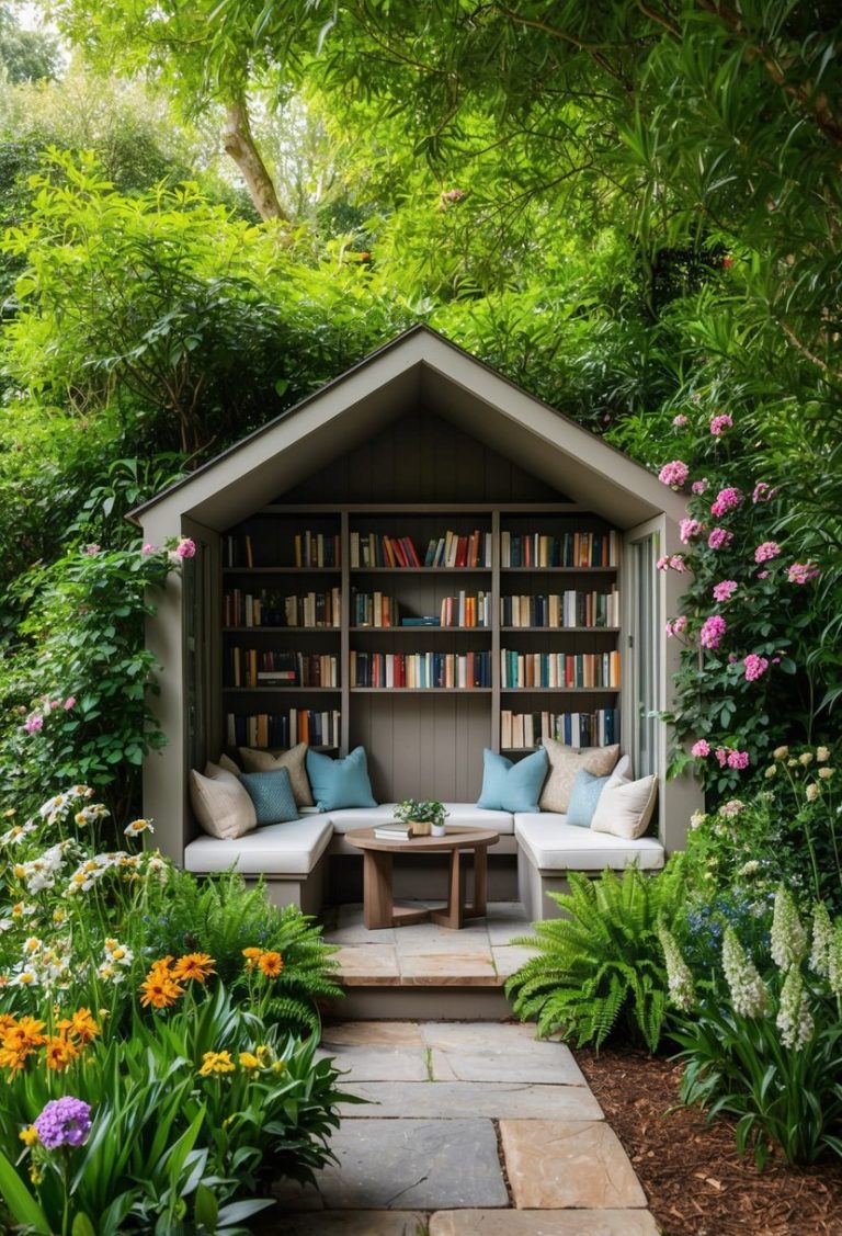 13 Outdoor Garden Library Nook Ideas To Create Your Perfect Reading Retreat