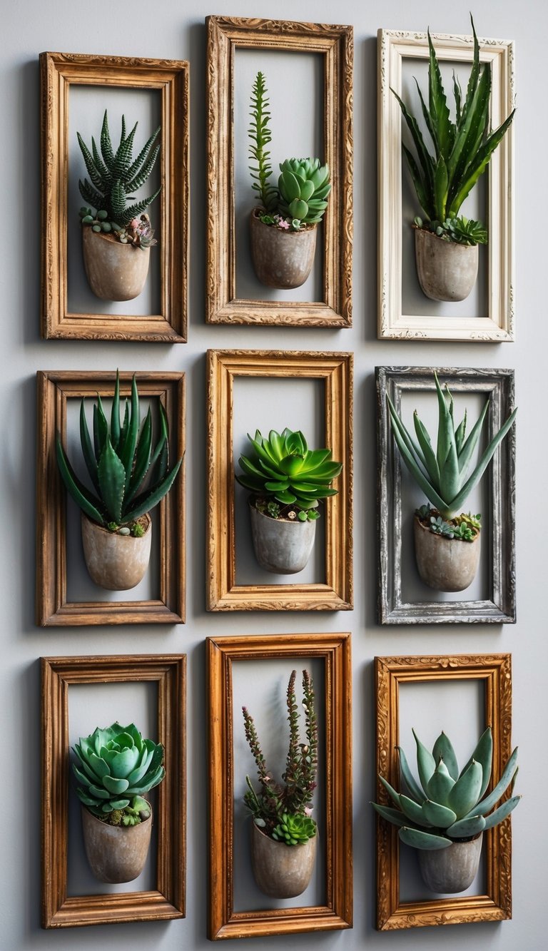 19 Succulent Wall Frame Garden Ideas To Transform Your Space This Spring