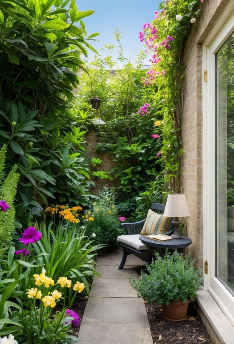19 Smart And Stylish Narrow Garden Designs That Maximize Small Outdoor ...