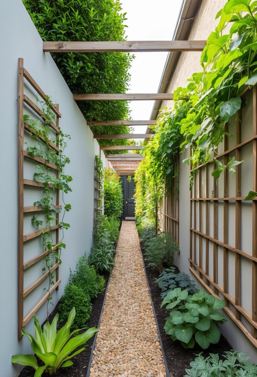 19 Smart And Stylish Narrow Garden Designs That Maximize Small Outdoor ...