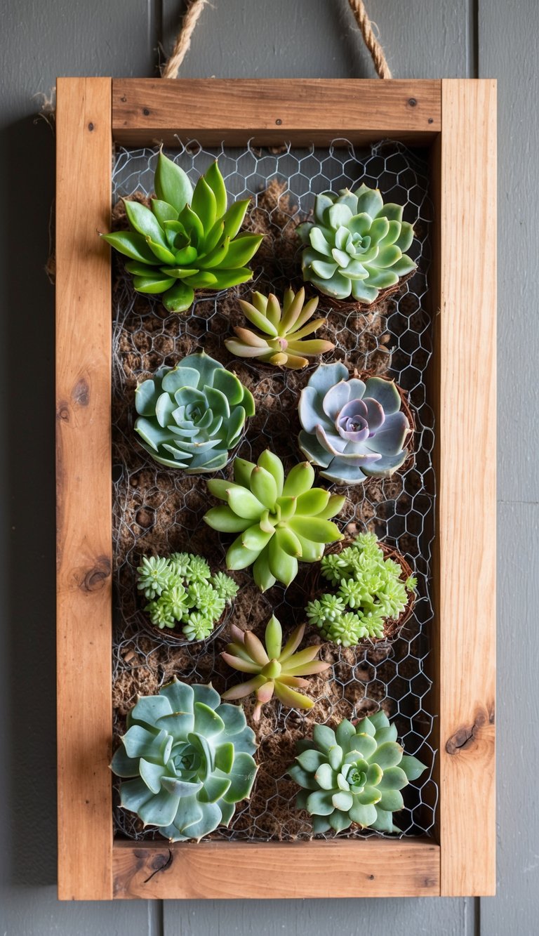 19 Succulent Wall Frame Garden Ideas To Transform Your Space This Spring