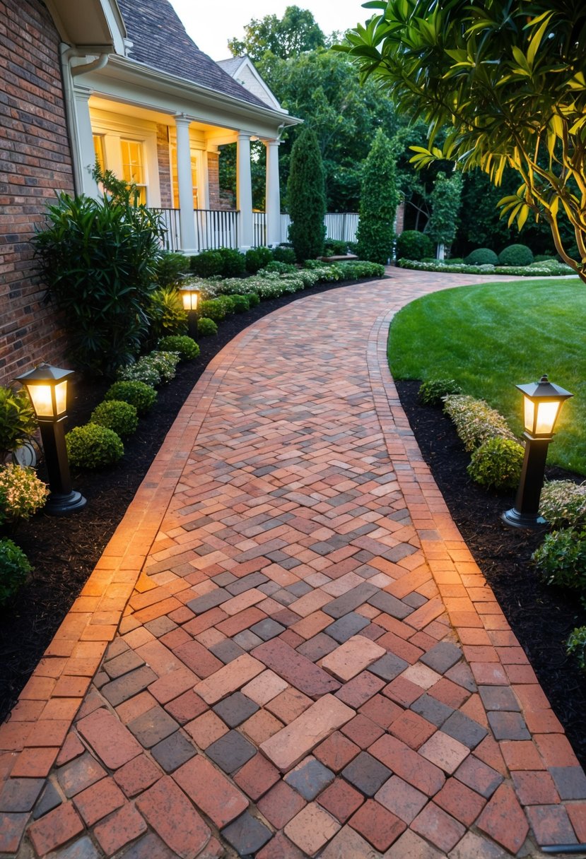 12 Front Paver Walkway Ideas To Welcome Guests In Style