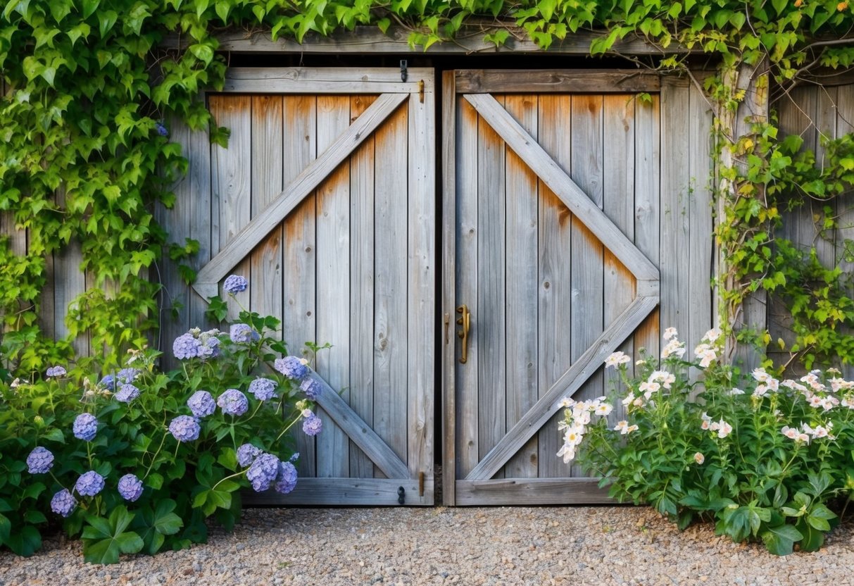 8 Rustic Barn Door Garden Gate Ideas To Enhance Your Outdoor Space