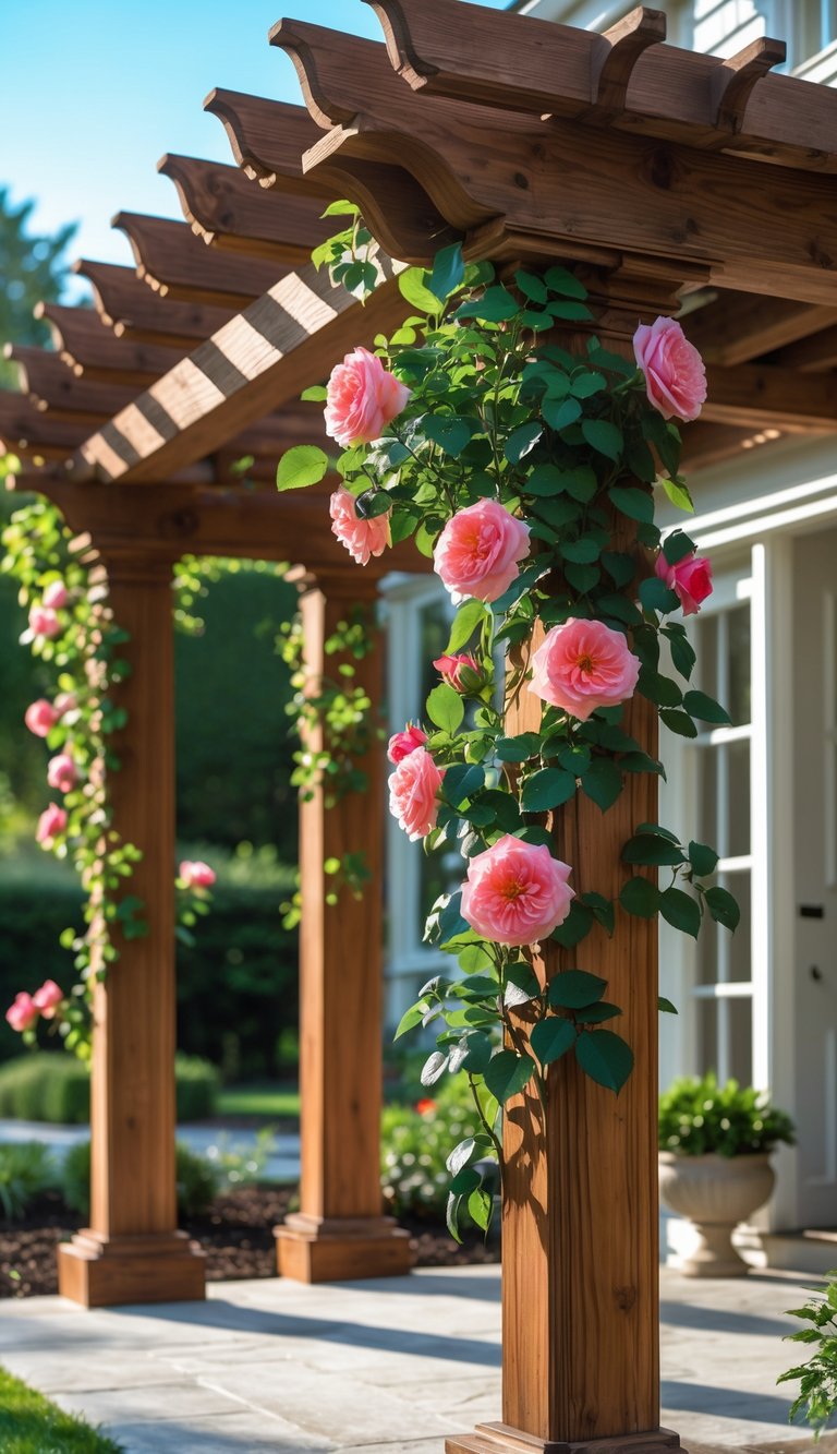 11 Front Entrance Pergola Ideas To Brighten Up Your Home’s Curb Appeal