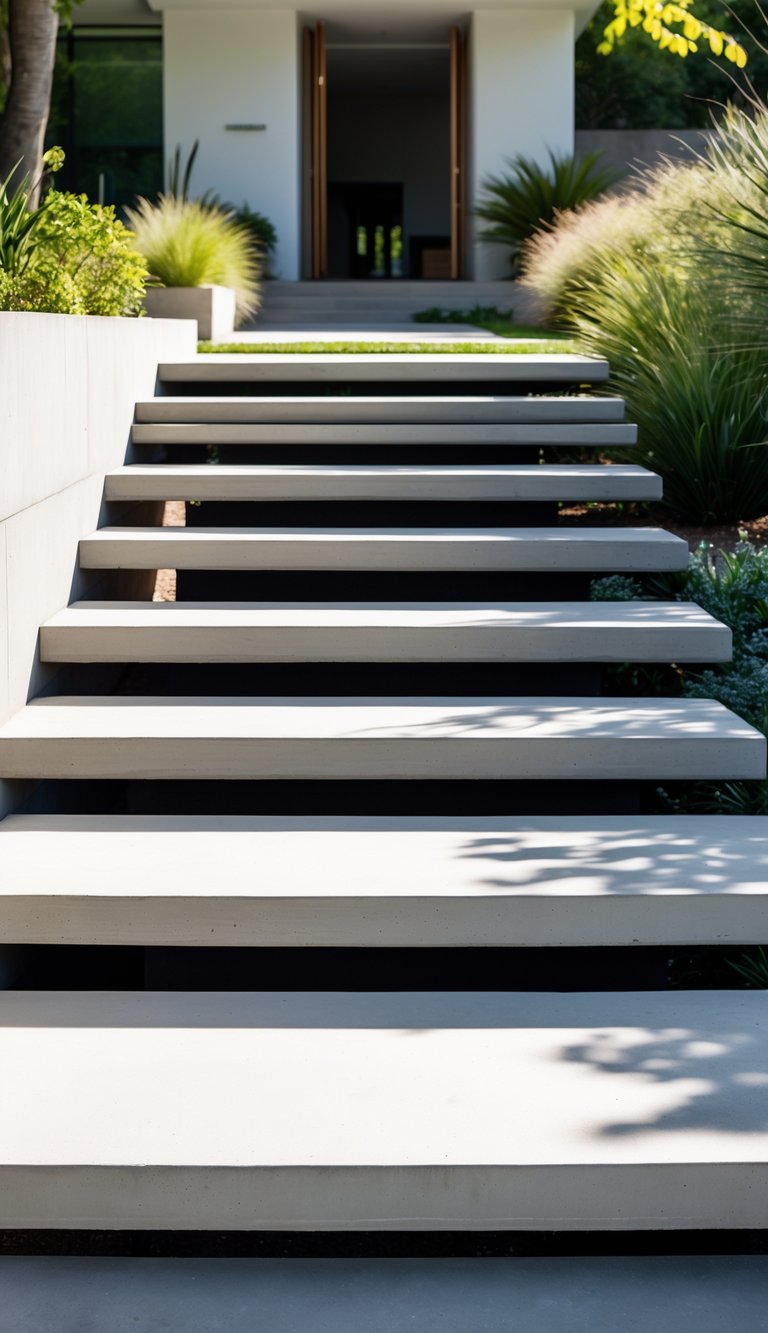 11 Floating Steps Outdoor Entrance Ideas To Elevate Your Curb Appeal