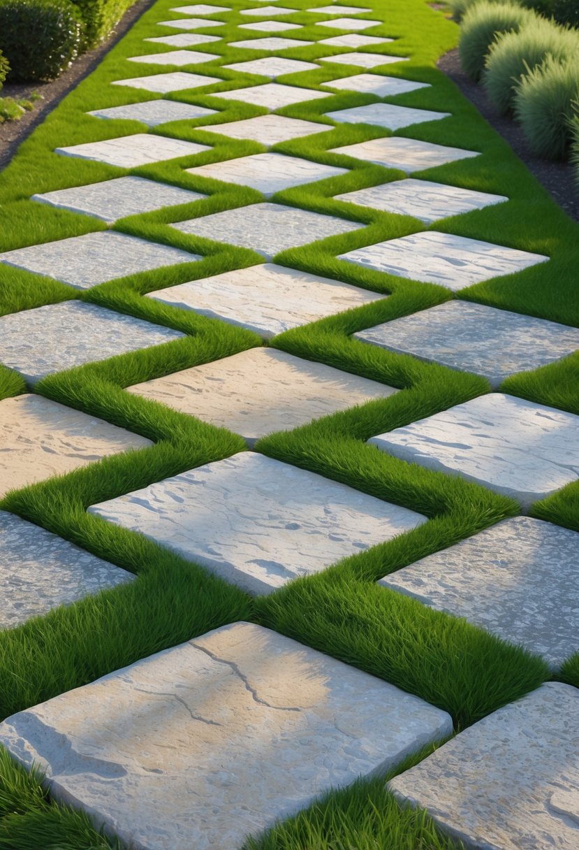 22 Stepping Stone Walkway Ideas To Brighten Up Your Garden Path