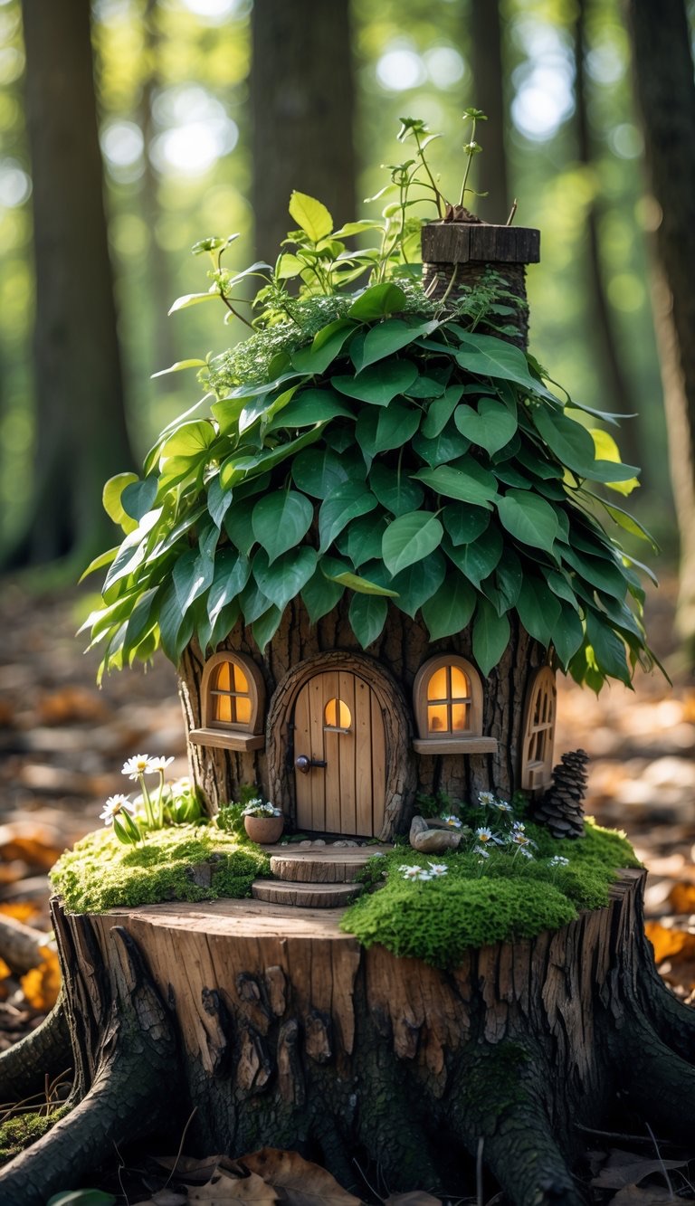19 Tree Stump Fairy House Ideas To Spark Your Imagination And Creativity