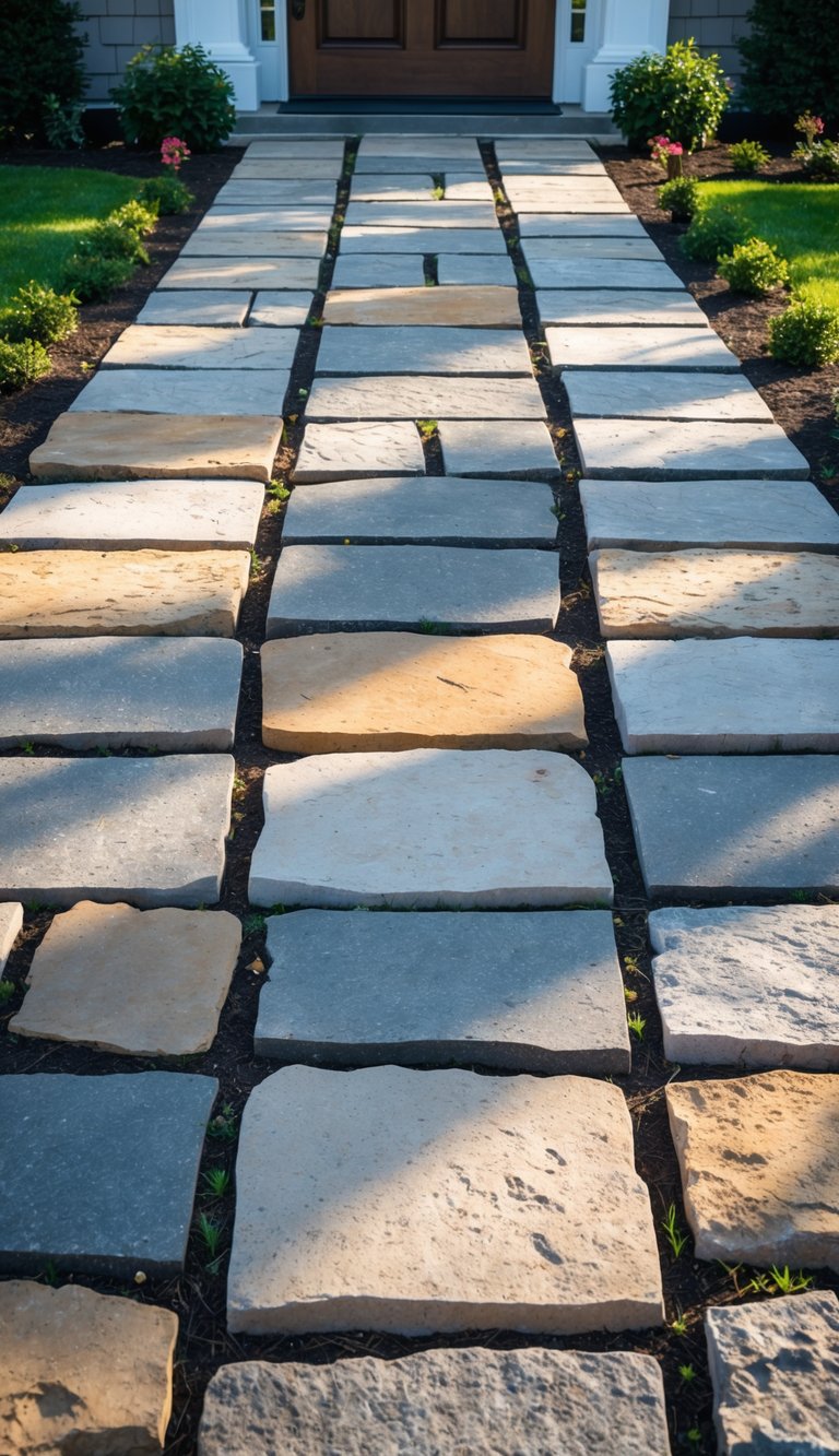 20 Flagstone Pathway To Front Door Ideas To Enhance Your Curb Appeal