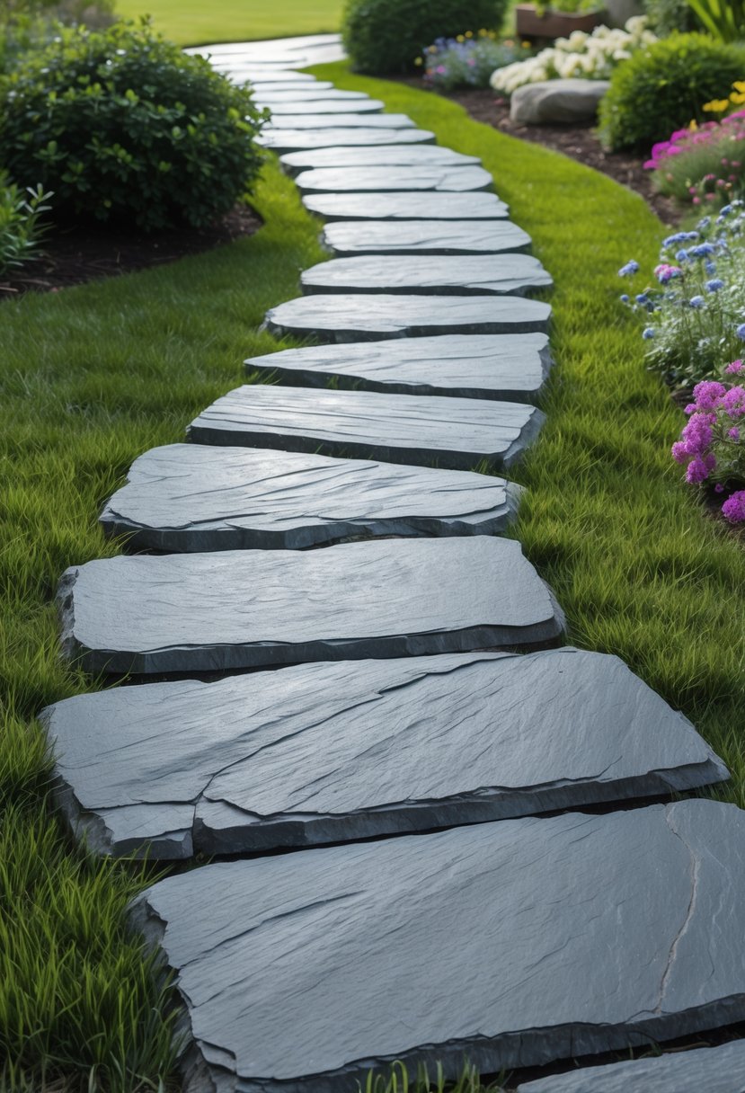 22 Stepping Stone Walkway Ideas To Brighten Up Your Garden Path