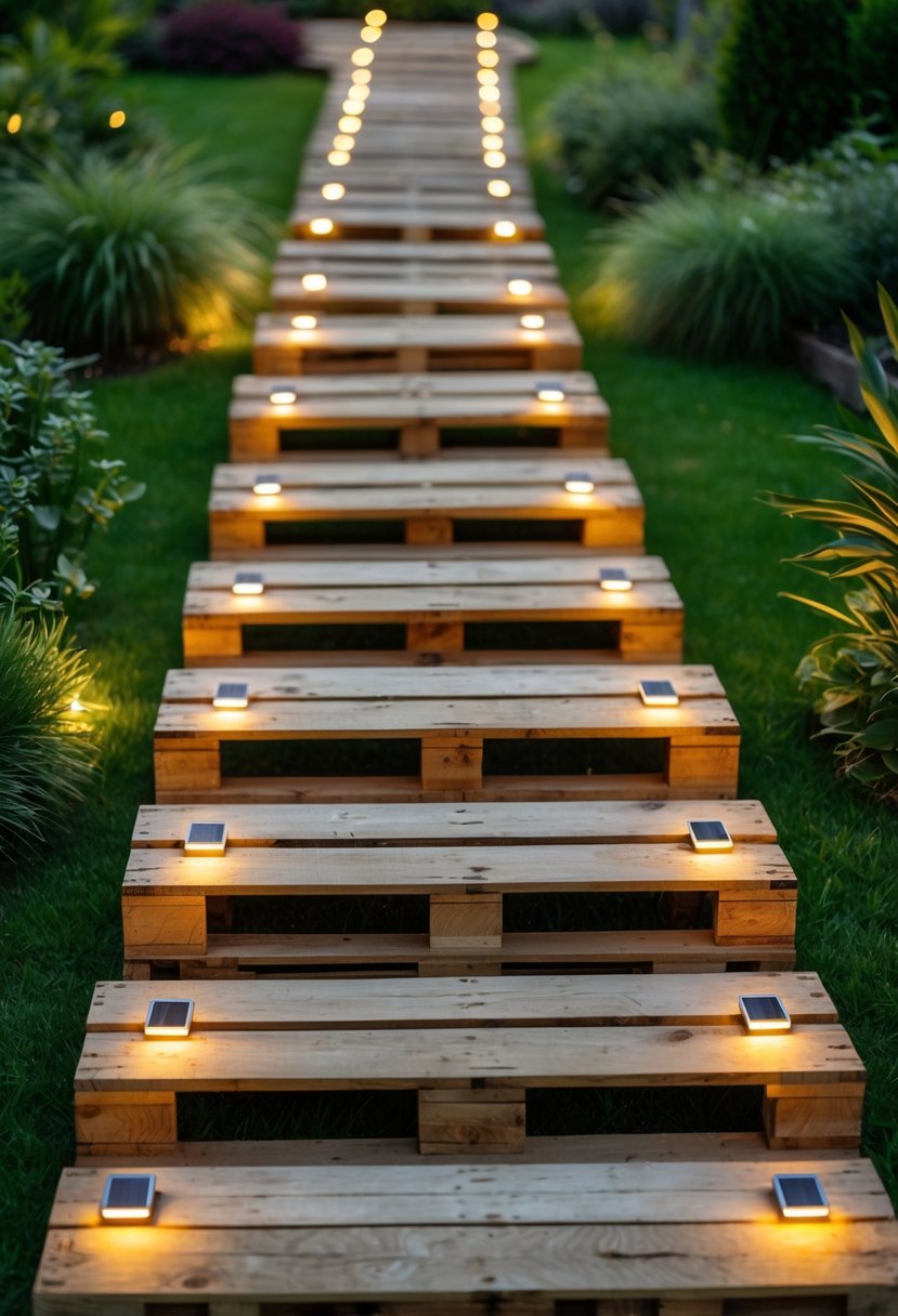 21 Wood Pallet Walkway Ideas To Spruce Up Your Garden Path