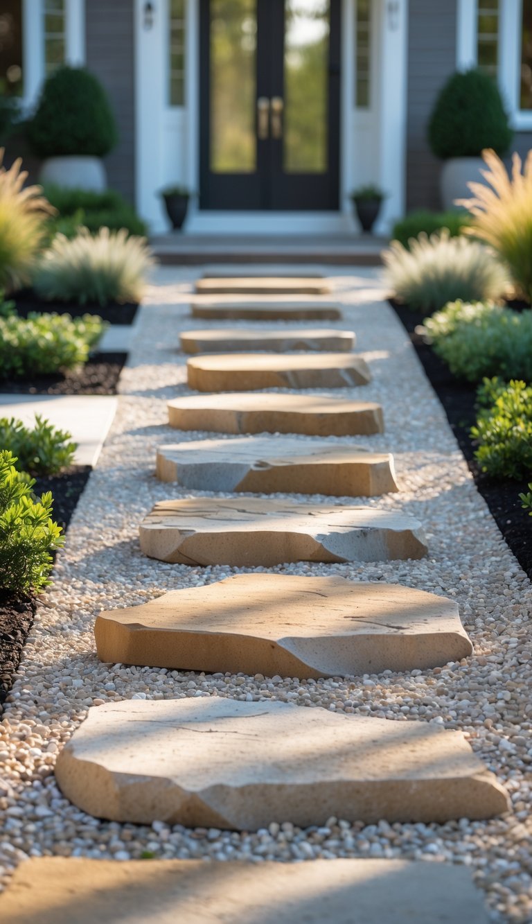 20 Flagstone Pathway To Front Door Ideas To Enhance Your Curb Appeal