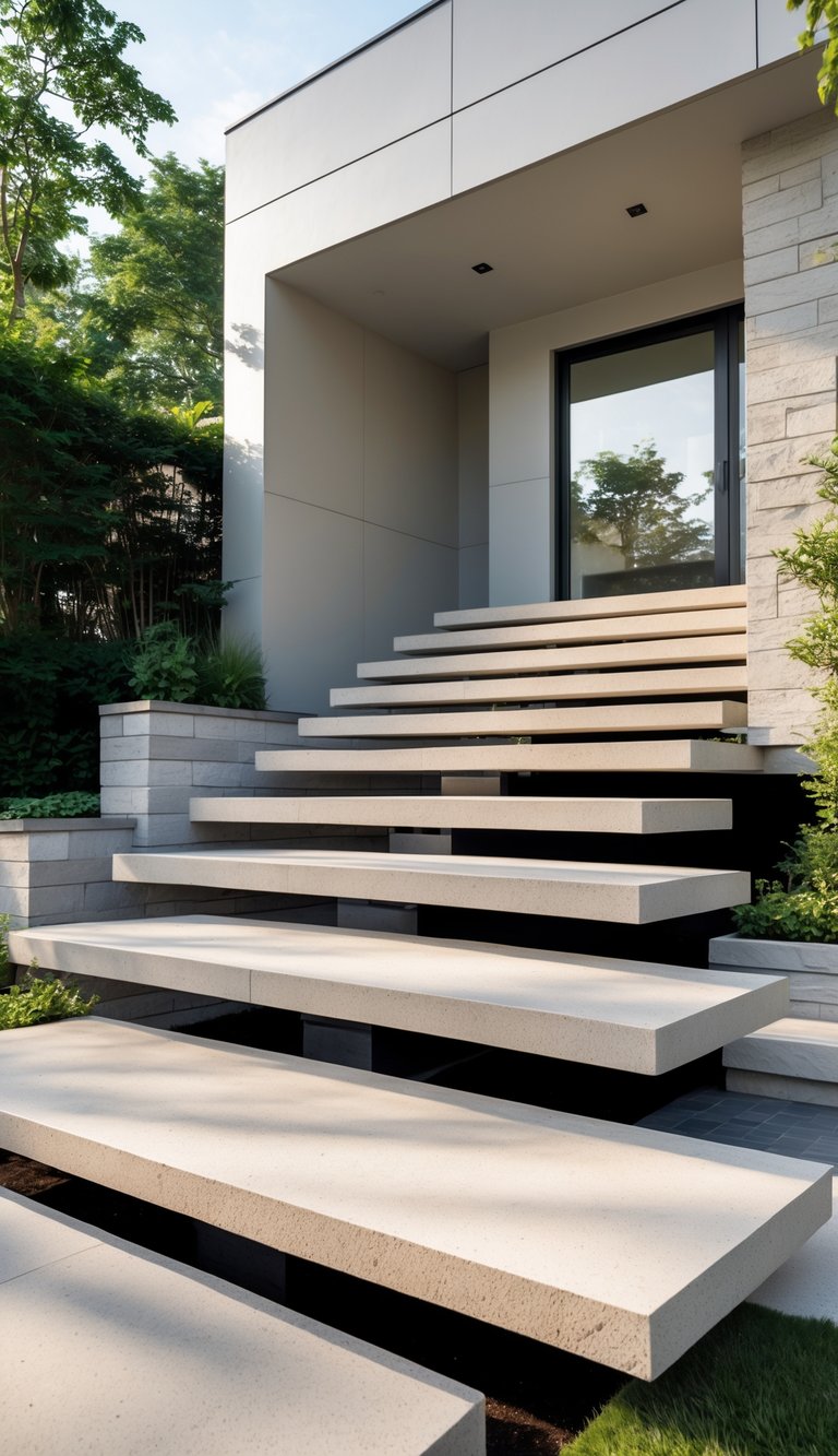 11 Floating Steps Outdoor Entrance Ideas To Elevate Your Curb Appeal