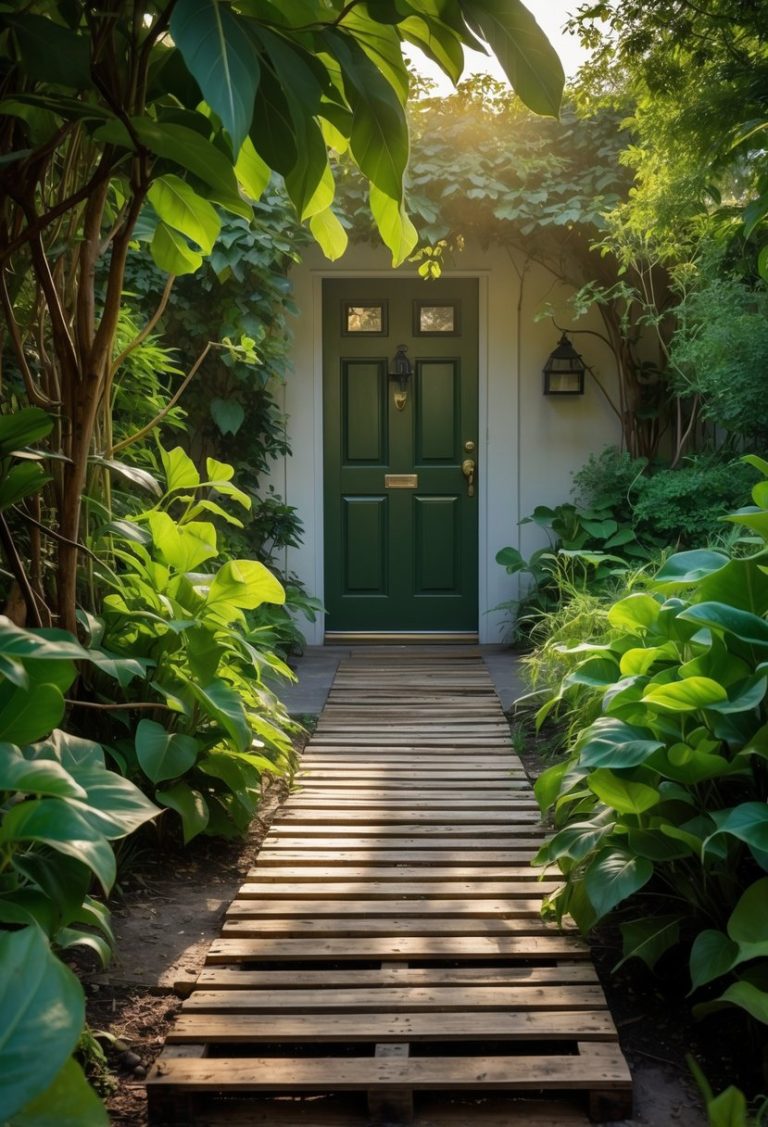 21 Wood Pallet Walkway Ideas To Spruce Up Your Garden Path
