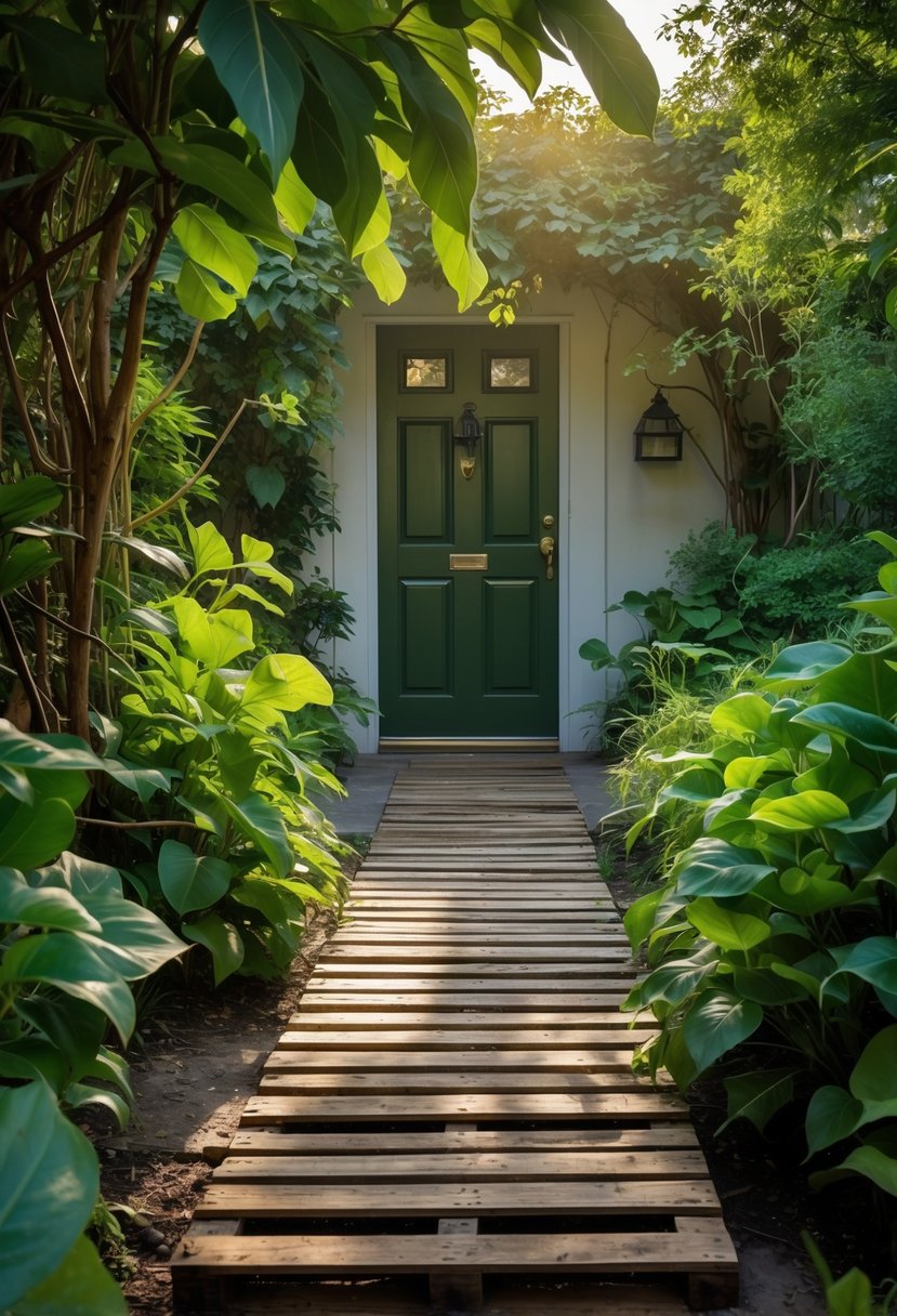 21 Wood Pallet Walkway Ideas To Spruce Up Your Garden Path