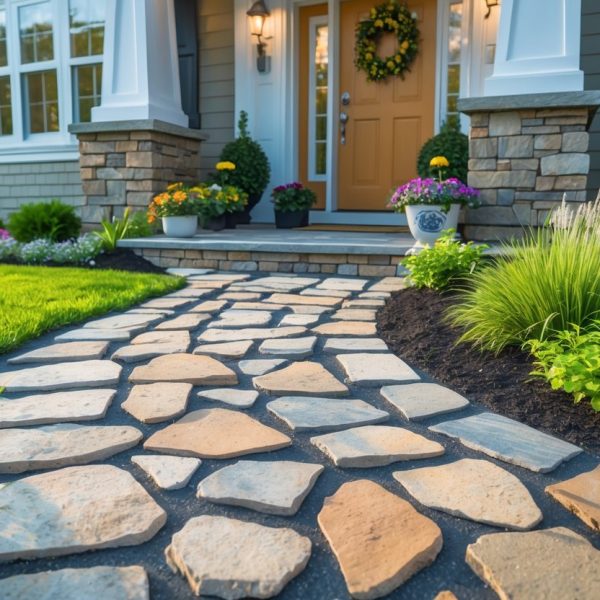 Stone Garden Edging: 10 Natural & Rustic Border Ideas