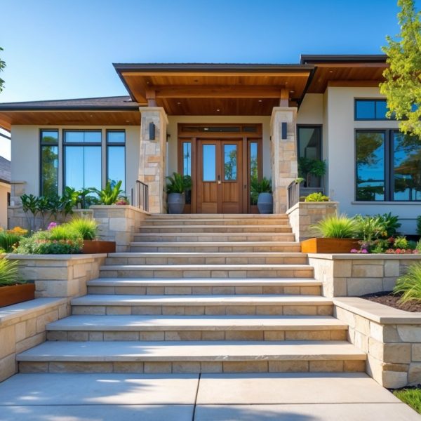 11 Floating Steps Outdoor Entrance Ideas To Elevate Your Curb Appeal