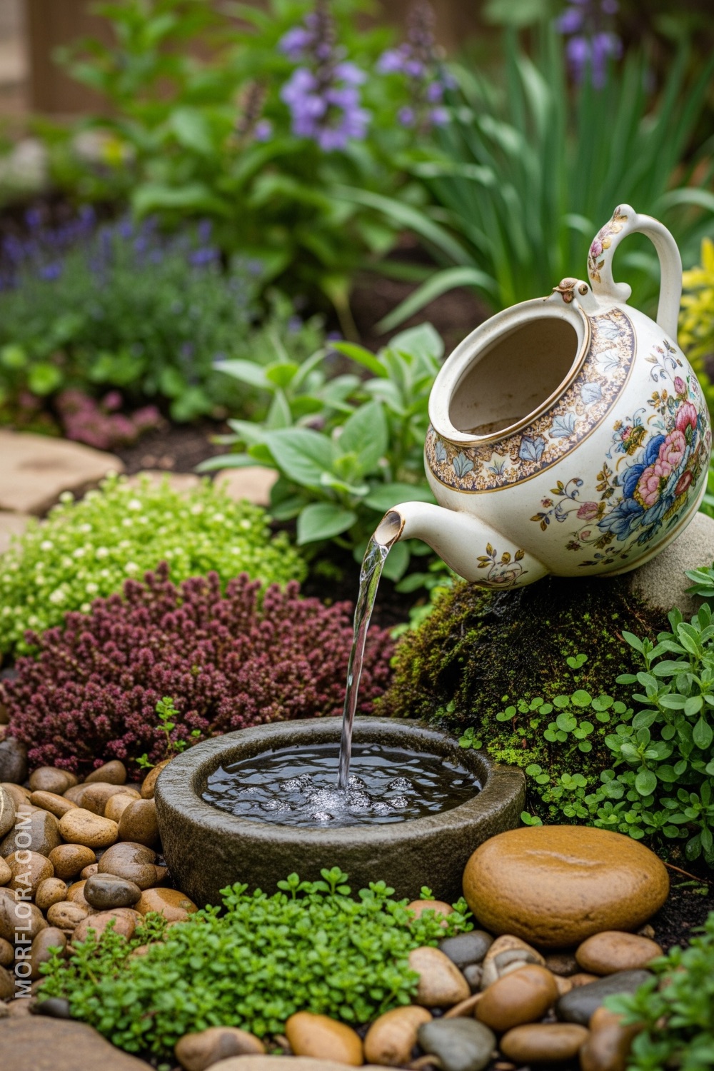 15 Homemade Water Fountains Ideas To Refresh Your Outdoor Space Easily