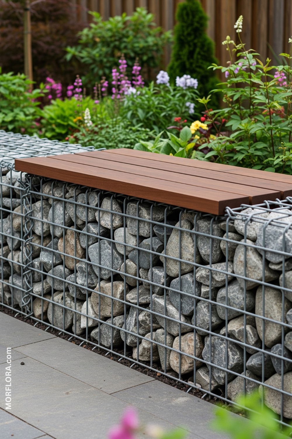 22 Gabion Seating Ideas To Brighten Up Your Outdoor Space