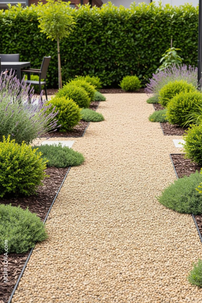 21 Pea Gravel Walkway Ideas To Brighten Up Your Garden Pathways