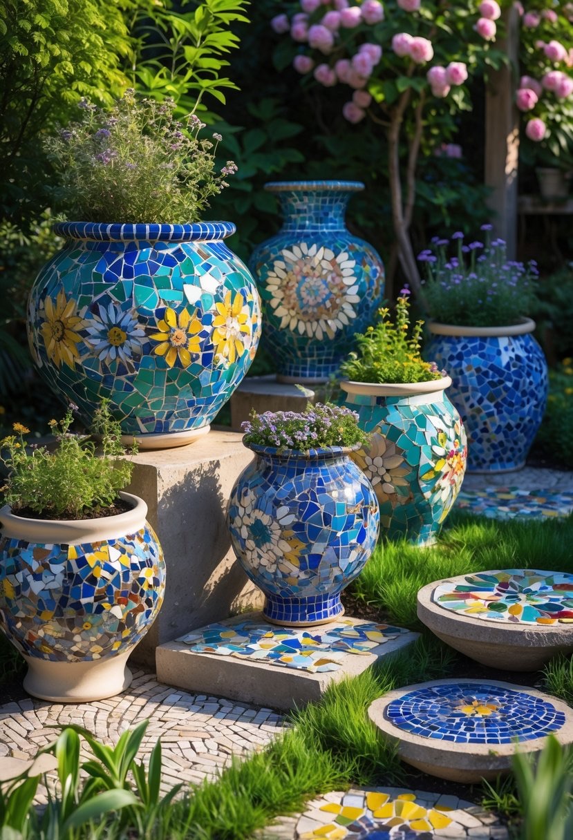 15 Mosaic Garden Art Ideas To Brighten Your Outdoor Space