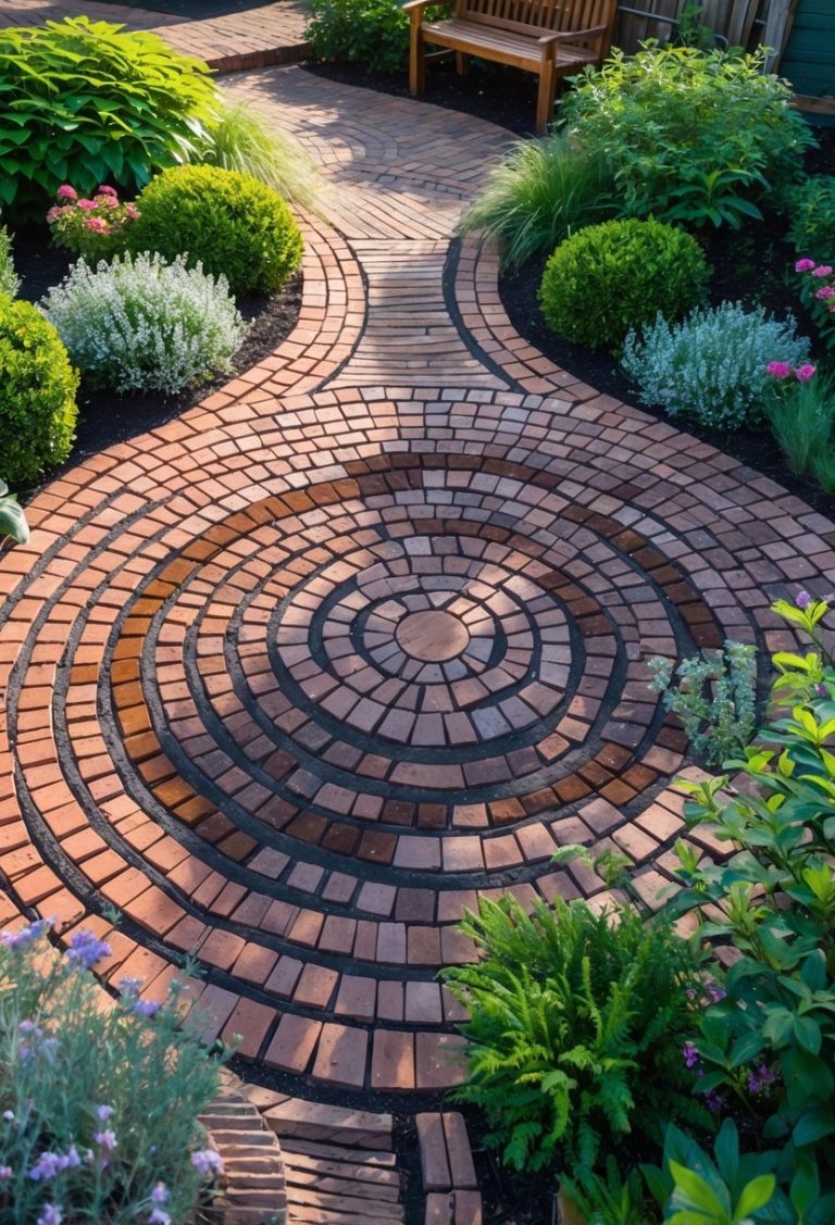 11 Brick Walkway Ideas To Spruce Up Your Garden Path